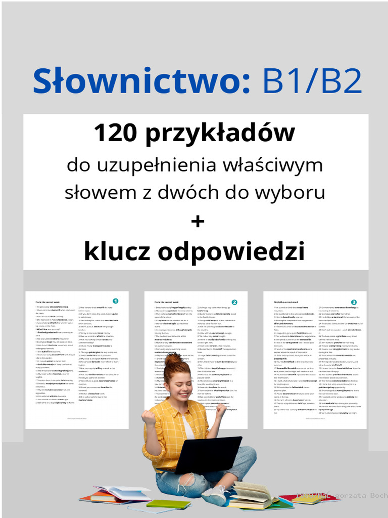 B1-B2 Vocabulary Exercises PDF | PDF