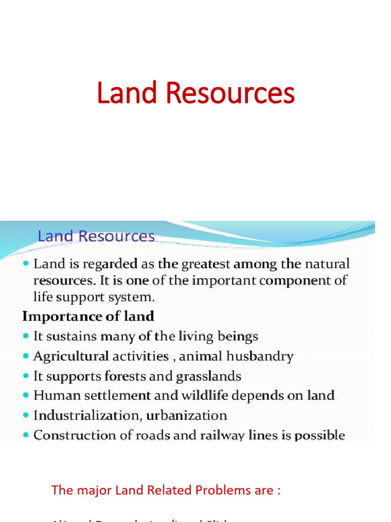 Land Degradation and Soil Erosion Issues | PDF