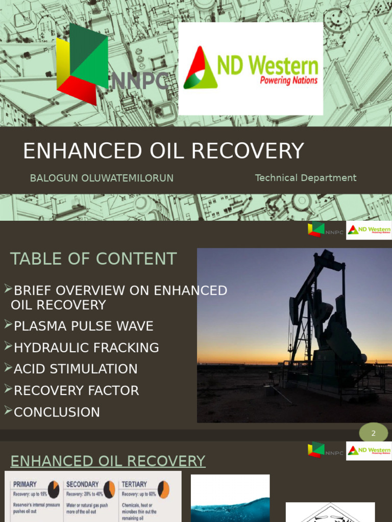 Enhanced Oil Recovery | PDF
