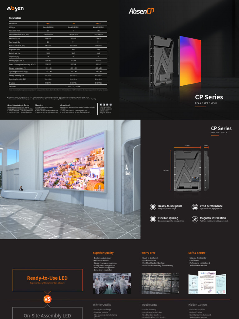 CP-Series-CP1.8、2、2.5-Product-Brochure-V1.4-20230802 | PDF