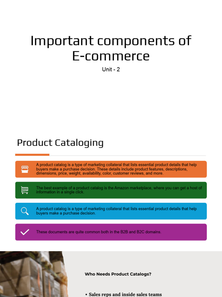 Important Components of E-Commerce | PDF | Websites | Search Engine ...