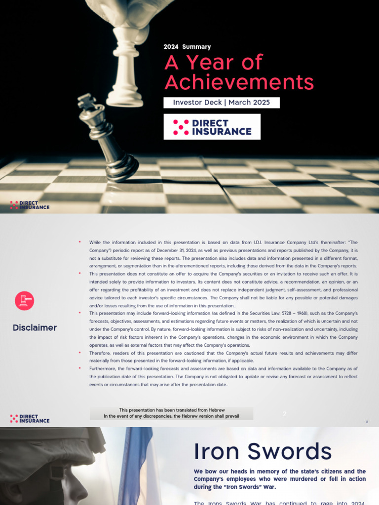 IDI-Investor Deck Q4.24 Final | PDF | Insurance | Underwriting