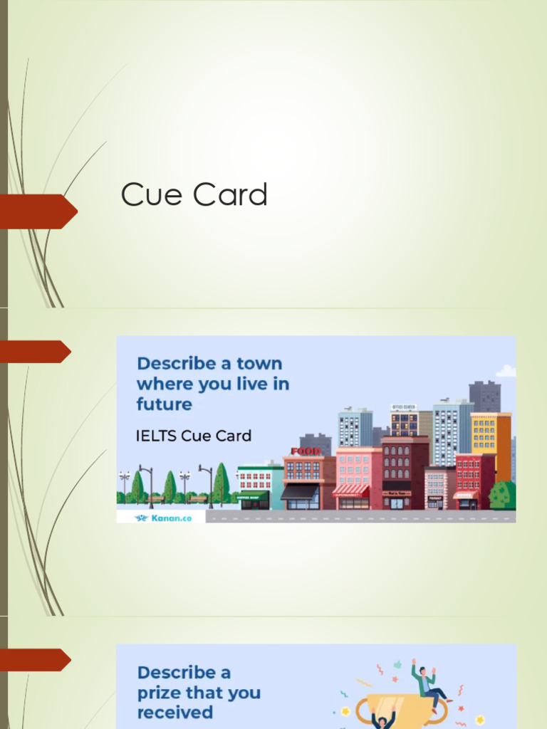 Cue Card | PDF