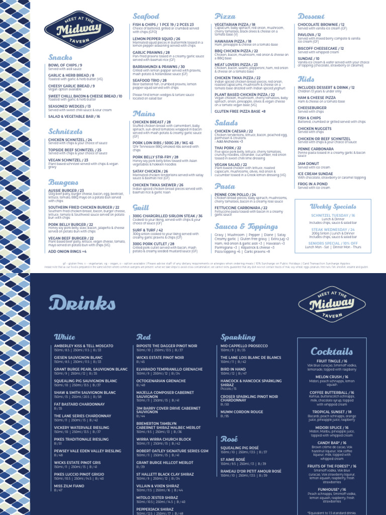 Midway Bistro Menu and Prices | PDF | Hamburgers | Sauce