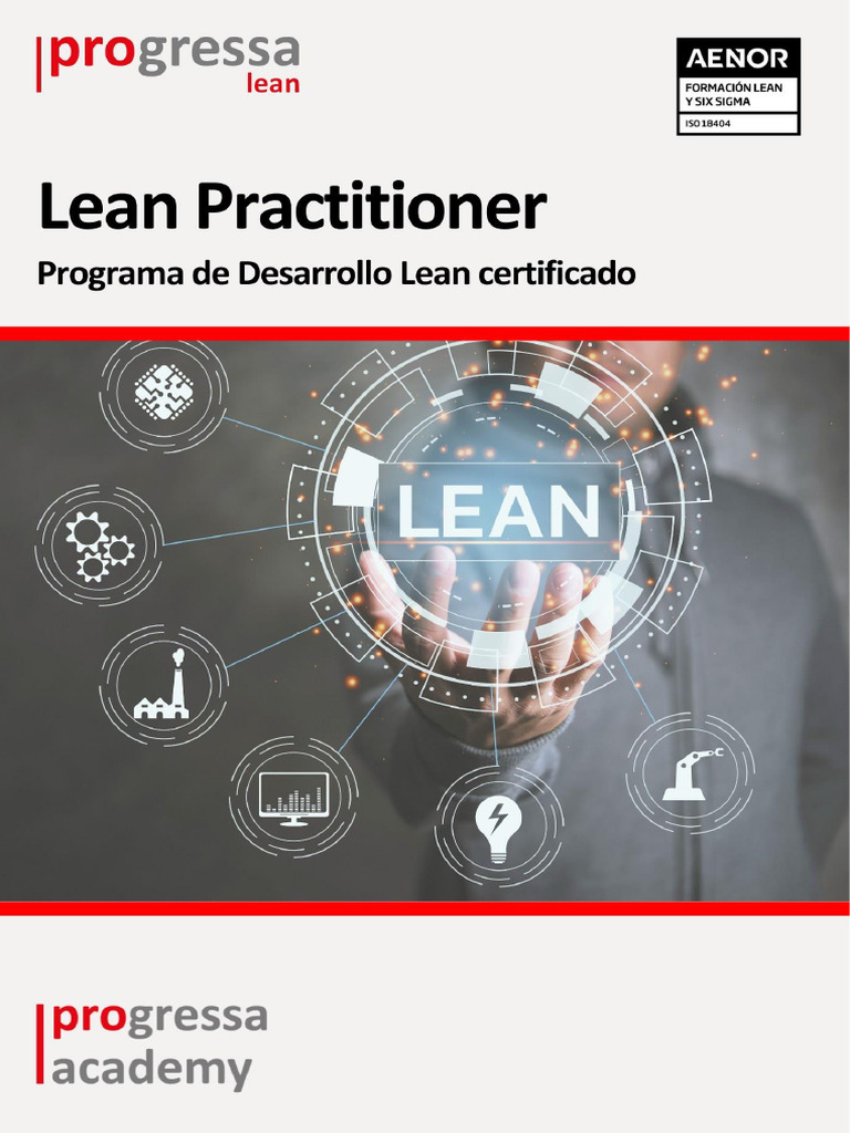 CATALOGO-LEAN-PRACTITIONER-10-VALENCIA-2S25 | PDF | Educación vocacional | Liderazgo