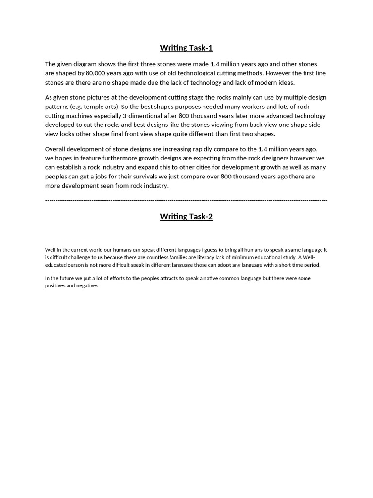 Writing Task-1 | PDF