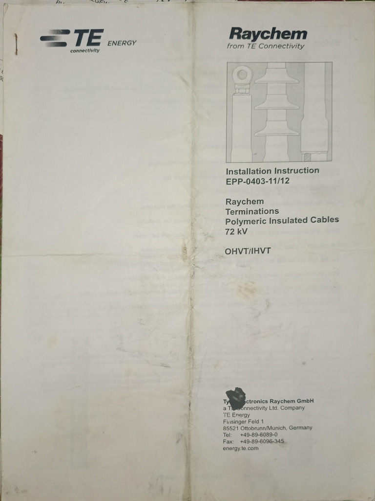 Installation Guide for Polymeric Cables | PDF | Electrical Connector | Wire