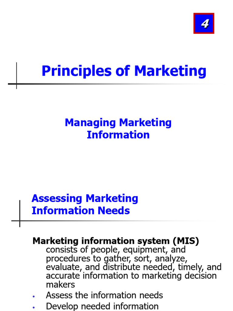 Marketing Information System | PDF | Marketing Research | Customer ...