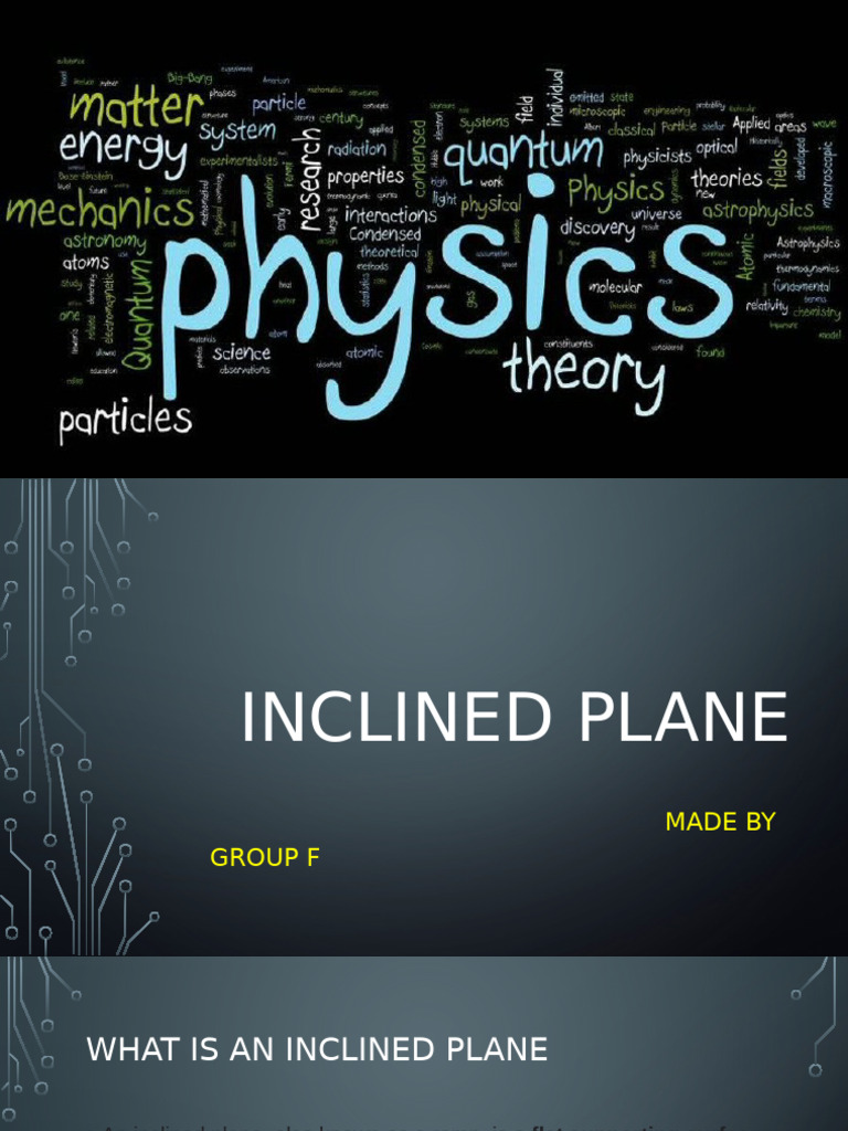 Understanding Inclined Planes: Definition | PDF