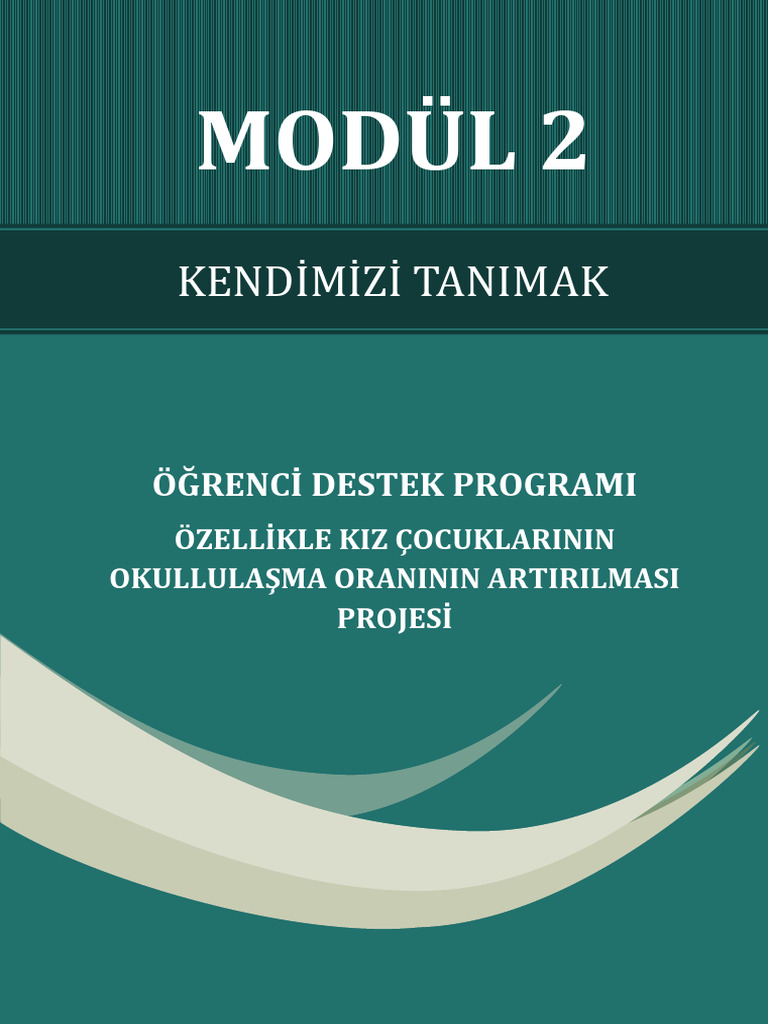 Modul 2 Kendimizi Tanima-Final | PDF