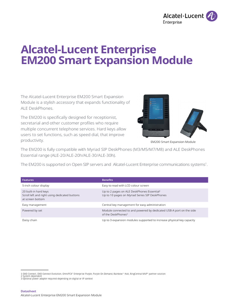 Em200 Smart Expansion Module Datasheet en | PDF | Computing