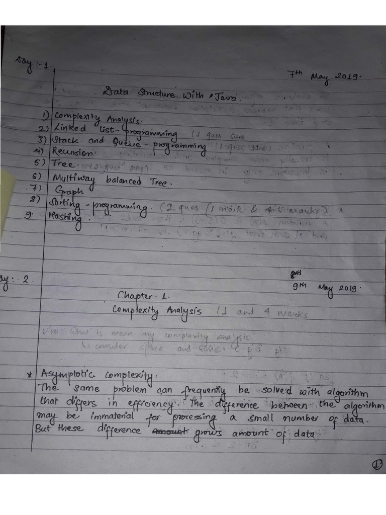 DSA Note (By Ramesh) | PDF