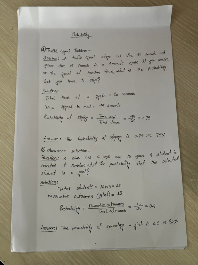 Probability Math | PDF