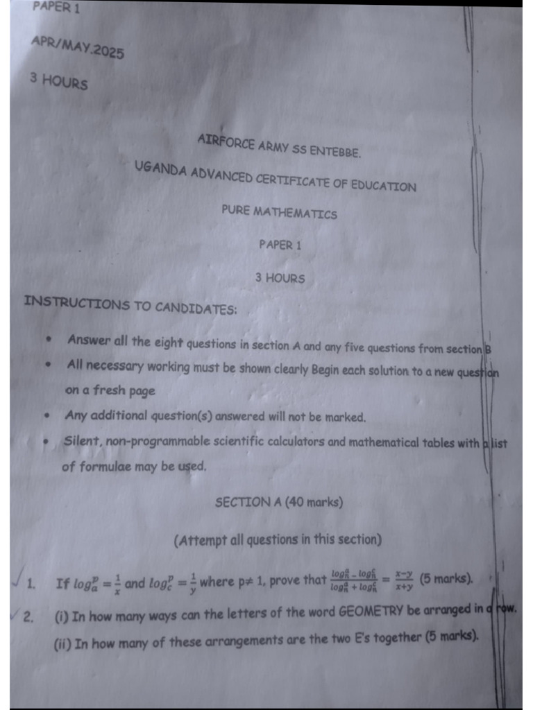 MTC 1 & 2 Eot 1 Afss 2025 | PDF