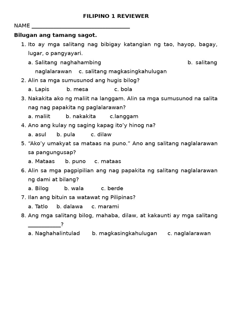 Fil Reviewer | PDF