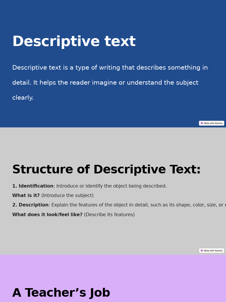 Descriptive Text | PDF