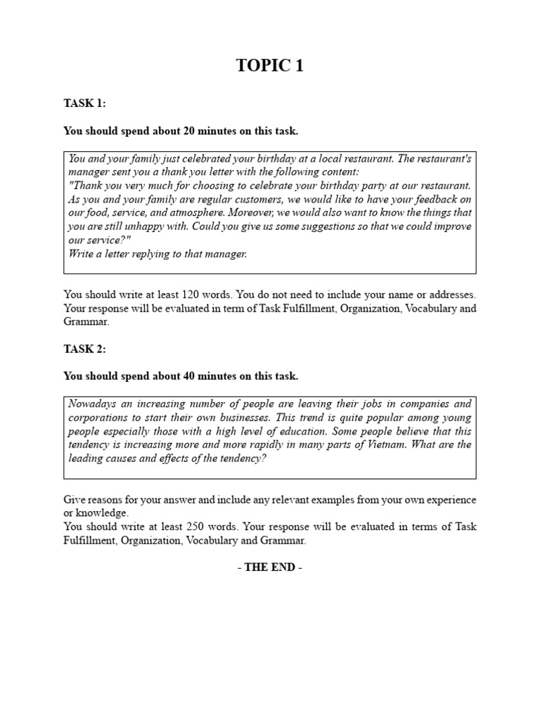 Writing - Final (01.2024) | PDF