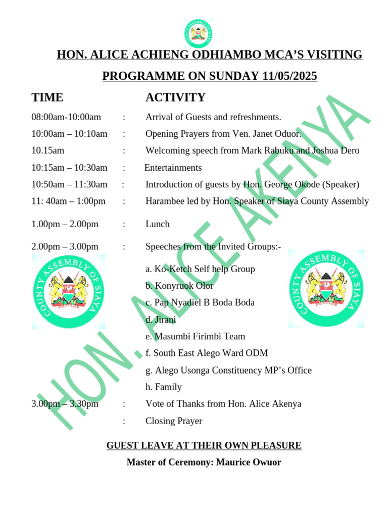 Programme For Mca | PDF