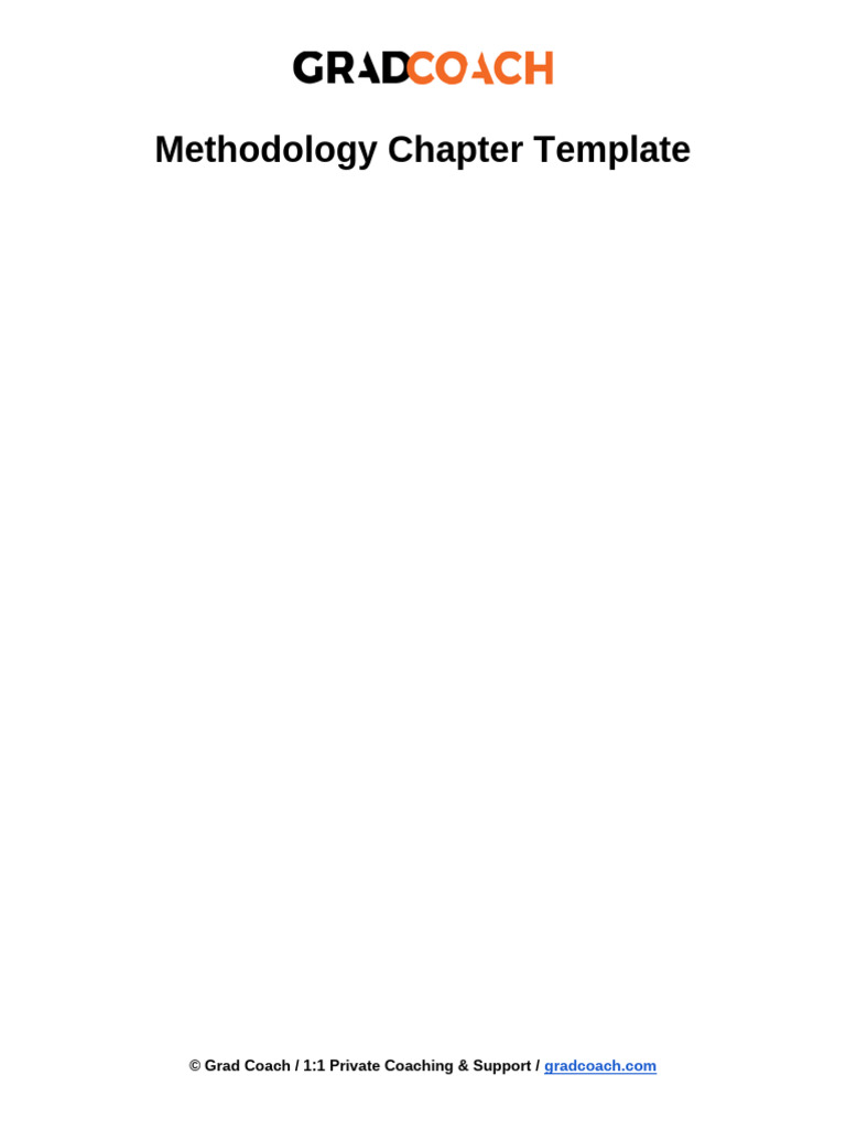 Methodology Chapter Guide | PDF | Qualitative Research | Methodology