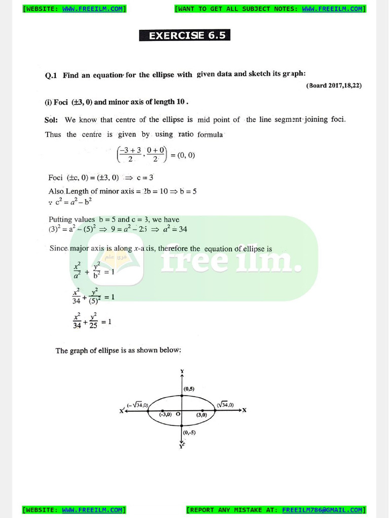 12th Maths Chap6 Ex 6.5 | PDF