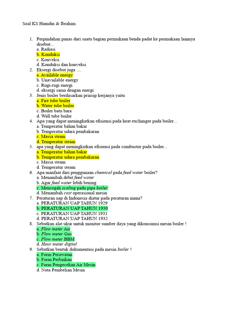 SOAL - Knowledge Sharing | PDF