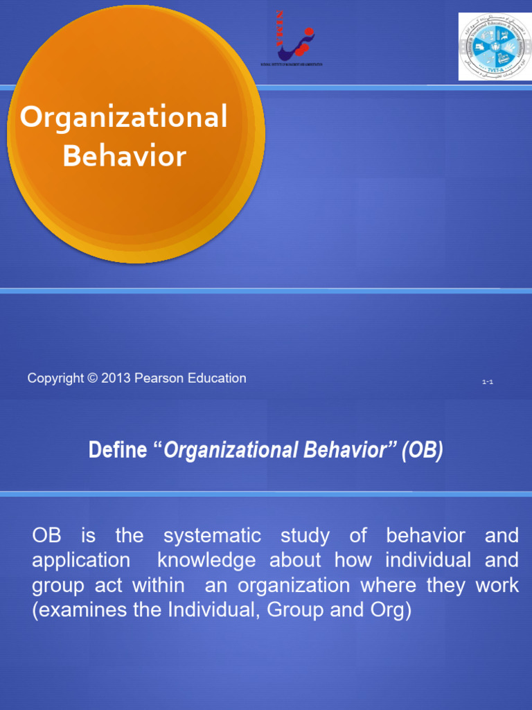 Introduction To Organizational Behavior | PDF | Psychology ...