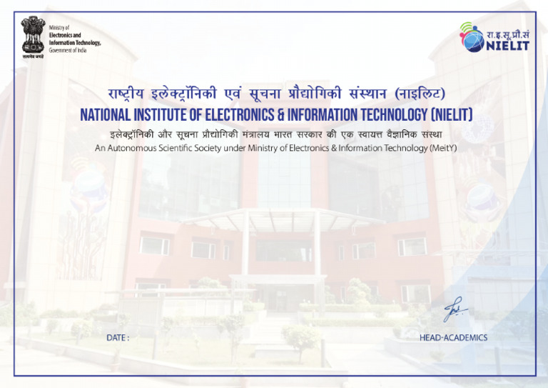 21881A04A7-nielit - Mysql-Internship-Certificate | PDF