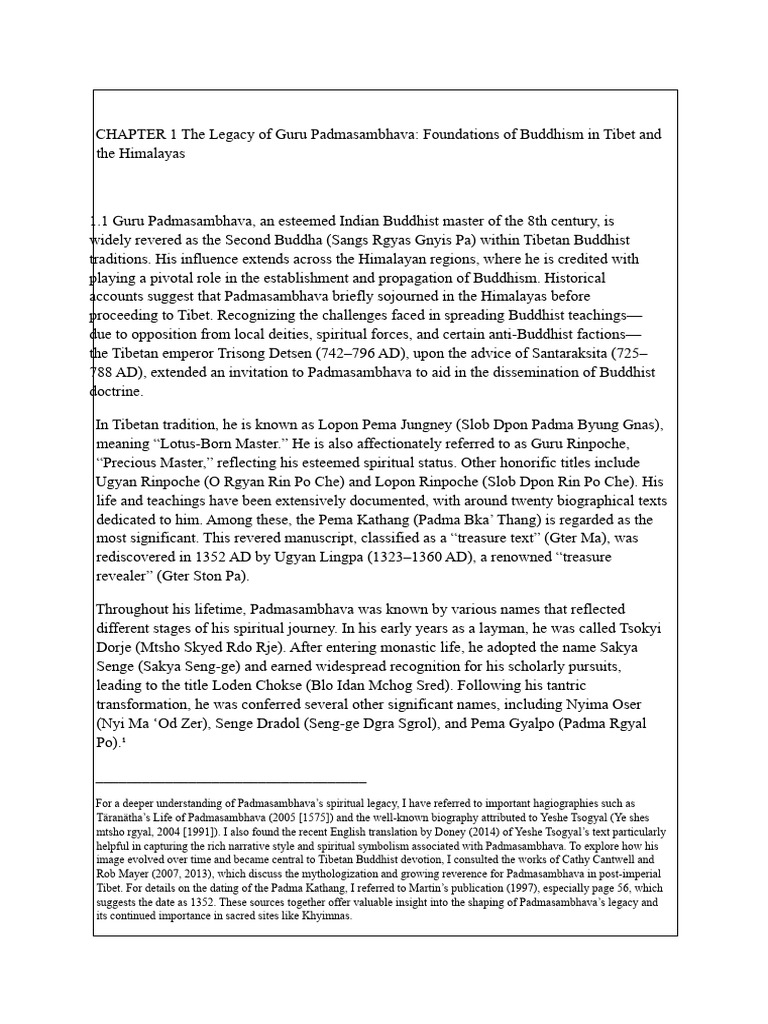 Susmita Mamhn | PDF | Tibetan Buddhism | Padmasambhava