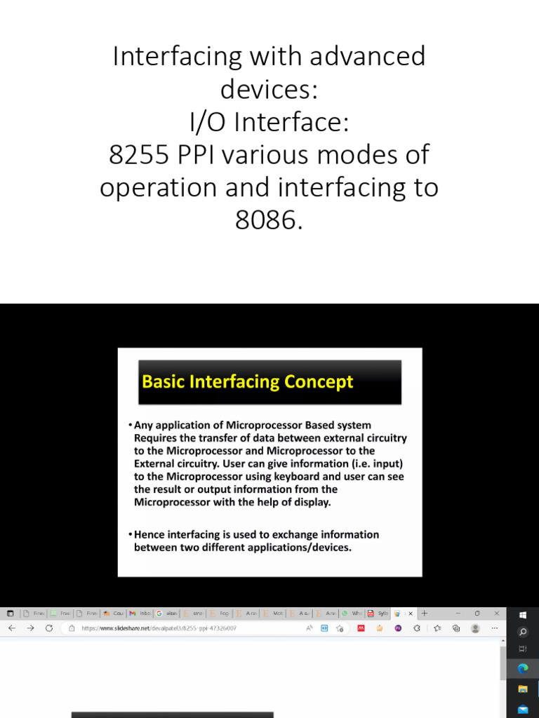 8255 - Ppi Interface | PDF