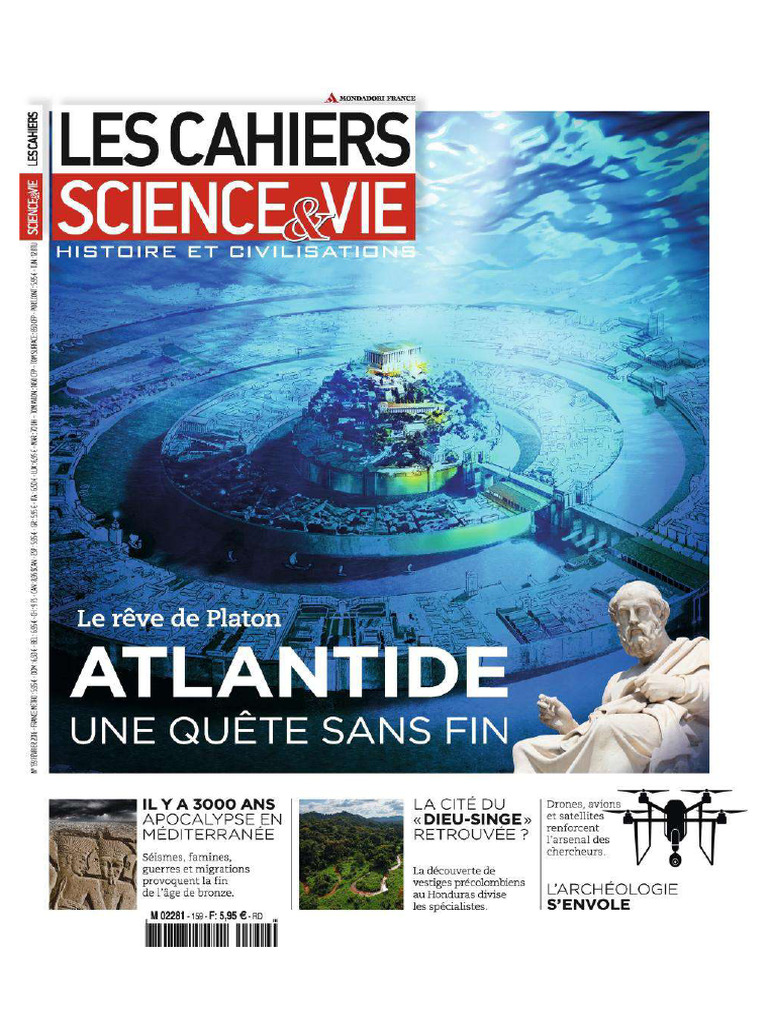 Cahiers de Science & Vie, Les (159) - Atlantide Une Quete Sans Fin ...