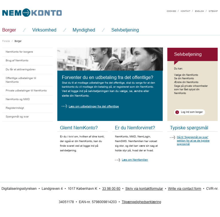 Borger NemKonto | PDF