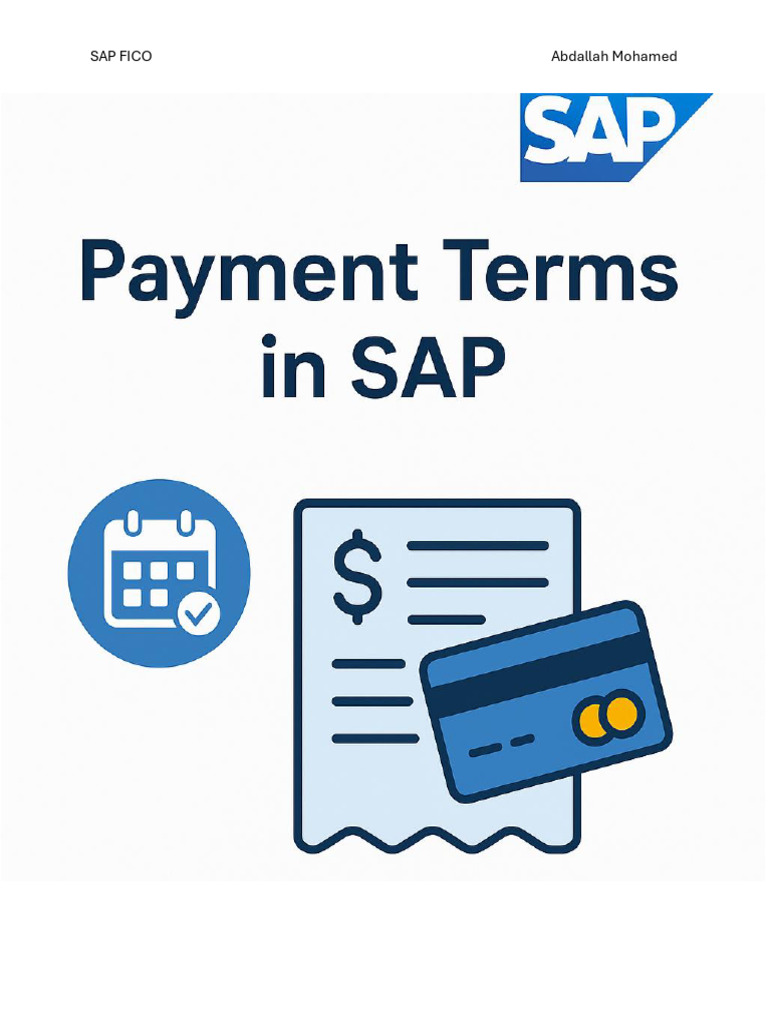 SAP Payment Terms-1 | PDF