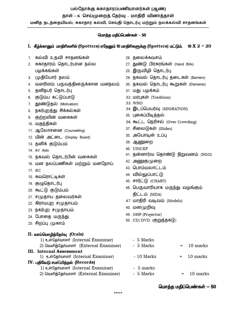HI Practical Paper VI 2021 | PDF