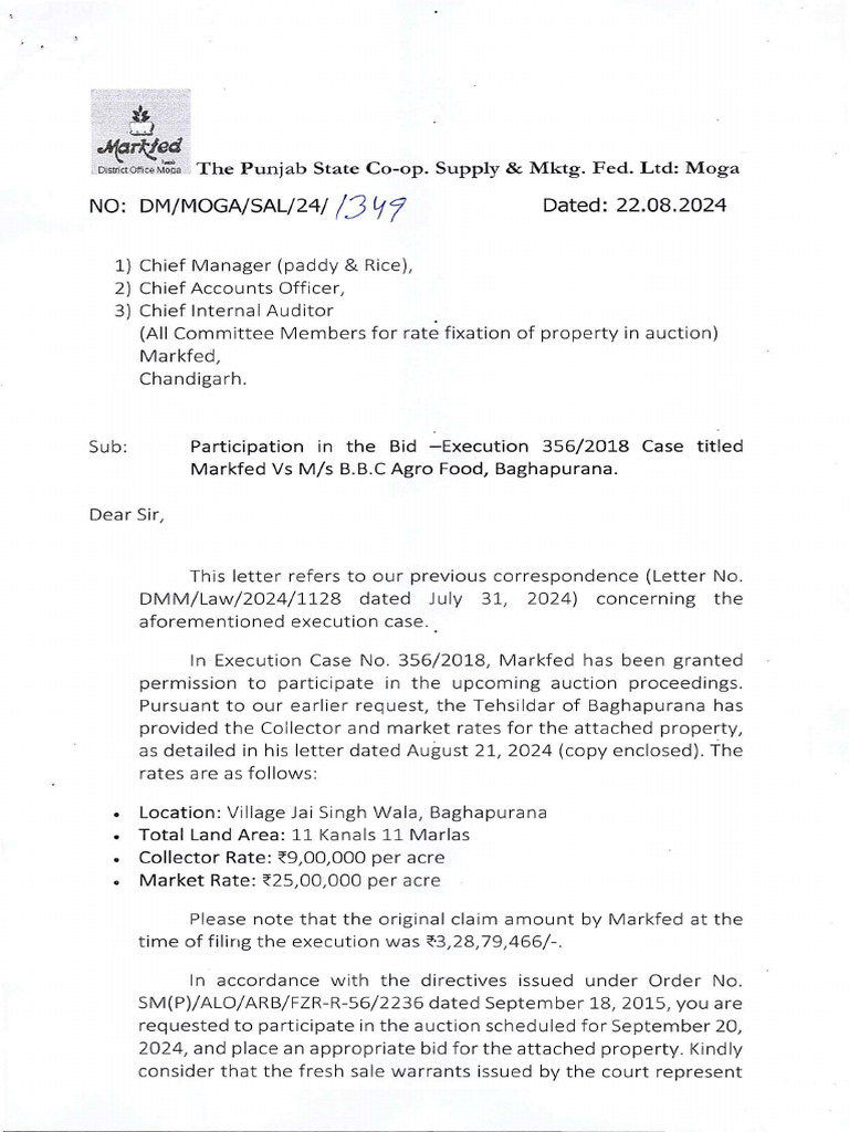 B.B.C Letter For Committee | PDF
