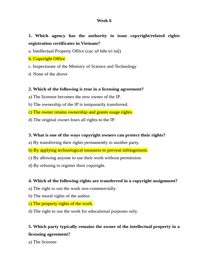 W6 - Questions | PDF