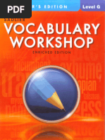 Vocabulary Workshop Level B Teacher Edition | PDF