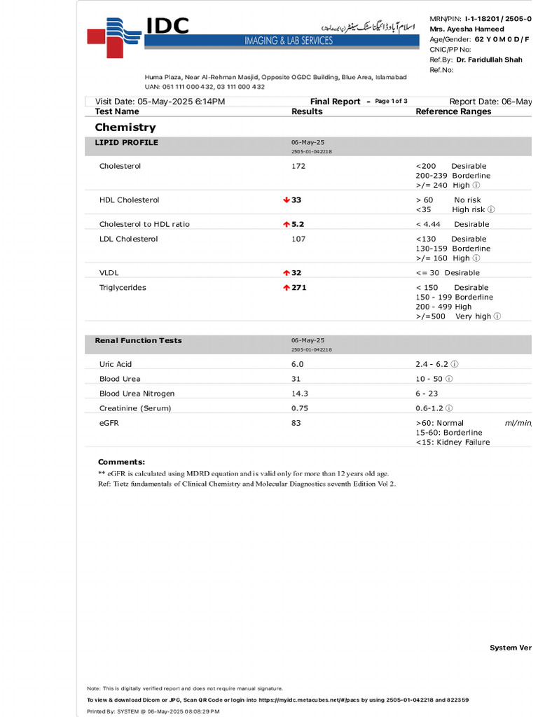 Patient Report PDF | PDF