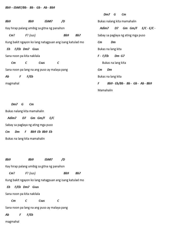 Bukas Na Lang Kita Mamahalin | PDF