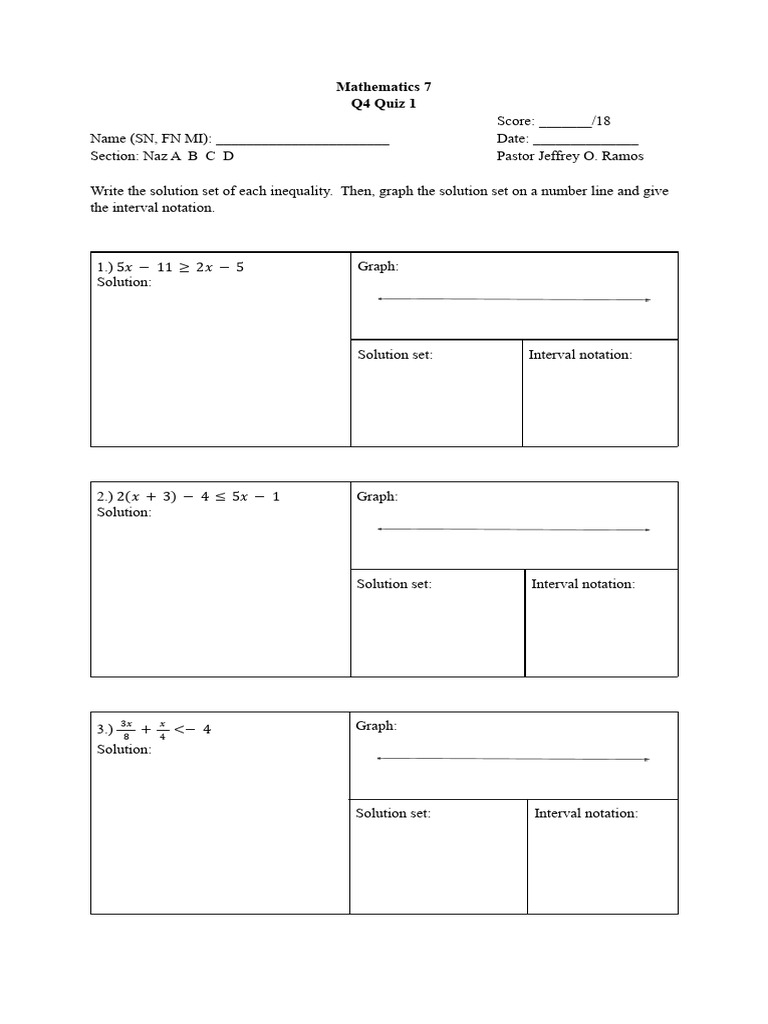 Q4 Quiz 1 | PDF