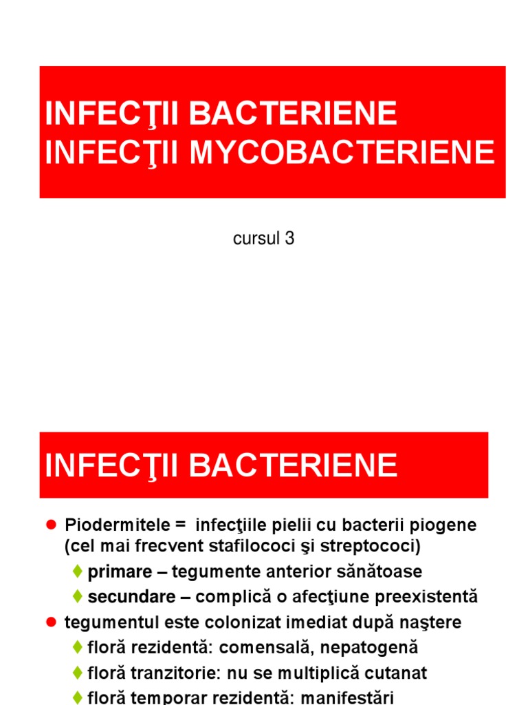 Infectii Bacteriene | PDF
