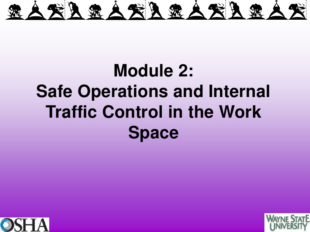 Internal Traffic Control for Work Safety | PDF