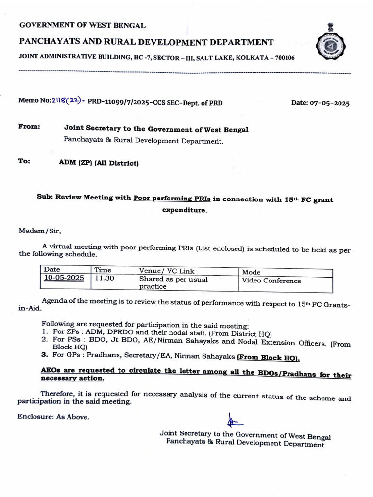 15th FC Review Meeting 10 - 05 - 25 | PDF
