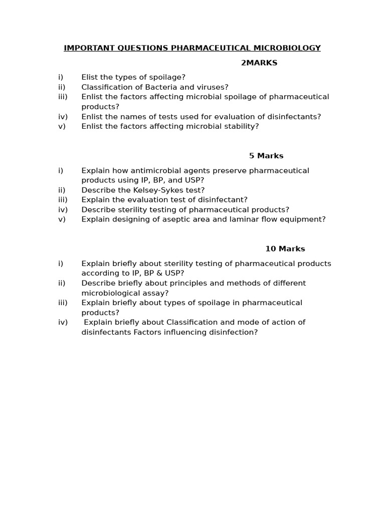 Key Concepts in Pharmaceutical Microbiology | PDF