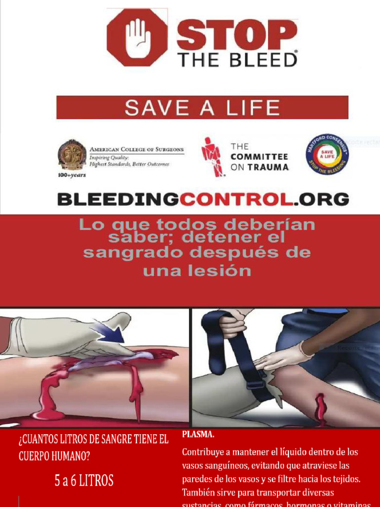 Manejo y Control de Hemorragia | PDF