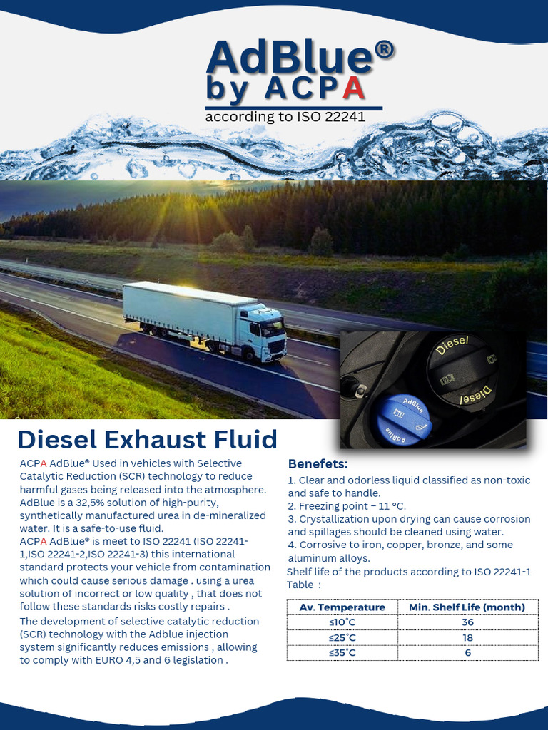 AdBlue by ACPA 1666123920 | PDF | Magnesium | Physical Sciences