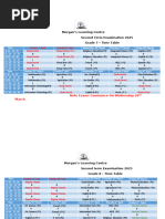 June Exam Timetable Term 2 2025 | PDF