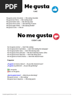 Me Gusta y No Me Gusta - Comparar Gustos (También, Tampoco, A Mí Sí, A ...