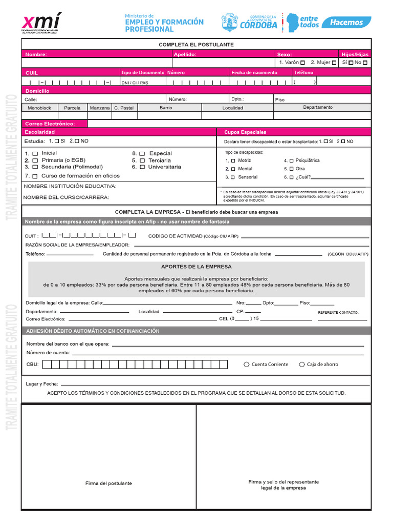 Formulario-XMI | PDF