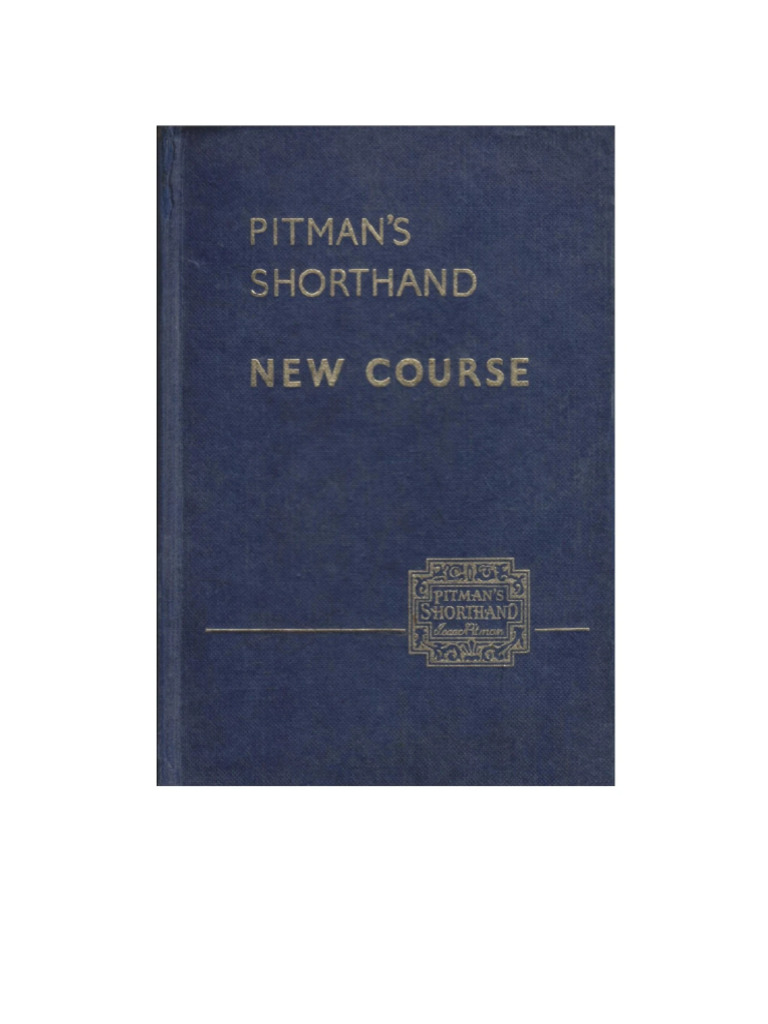 Pitman shorthand book | PDF