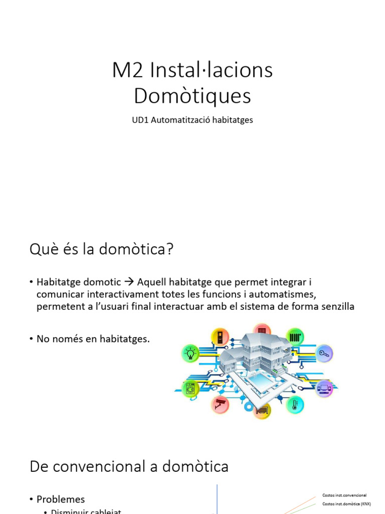 M2_UD1_Presentacio Domotiques | PDF